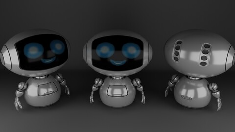 ArtStation - Mini Robots | Game Assets