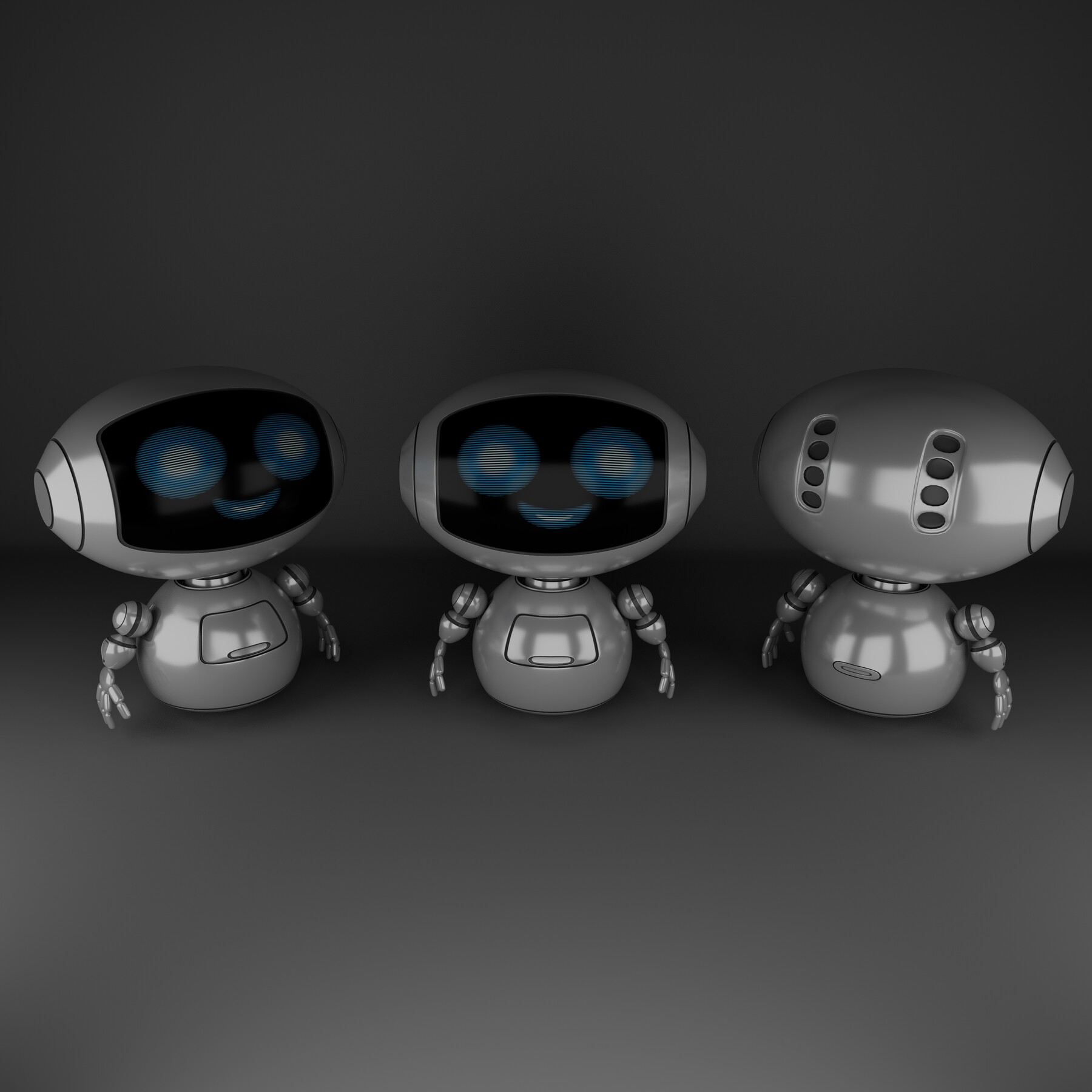 ArtStation - Mini Robots | Game Assets