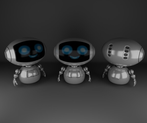 ArtStation - Mini Robots | Game Assets