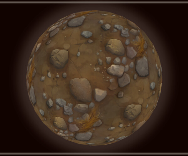 ArtStation - Ground: Earth and Rocks -- 20 TEXTURES -- (Hand-painted ...