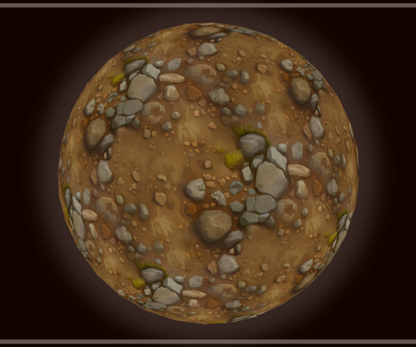 ArtStation - Ground: Earth and Rocks -- 20 TEXTURES -- (Hand-painted ...