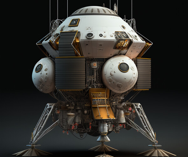 ArtStation - REF PRO - Spaceship - Planetary Lander - 40 Image ...