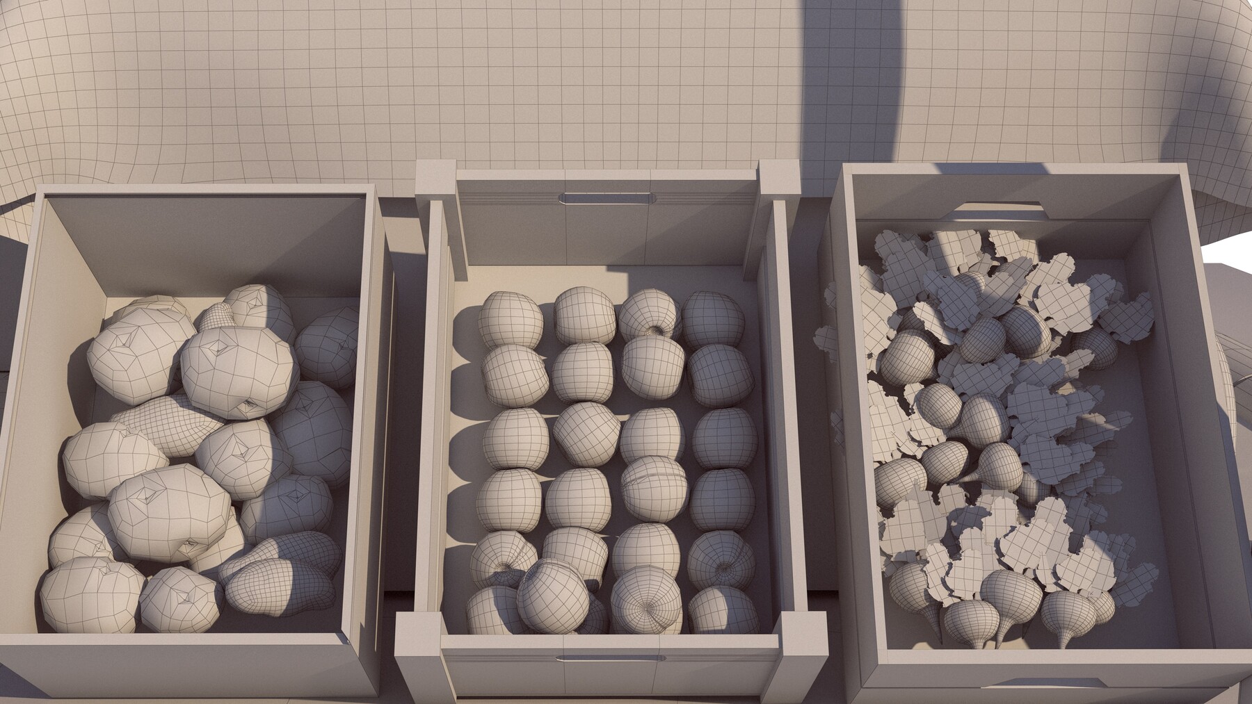 ArtStation - Fruit and vegetable shop | Game Assets