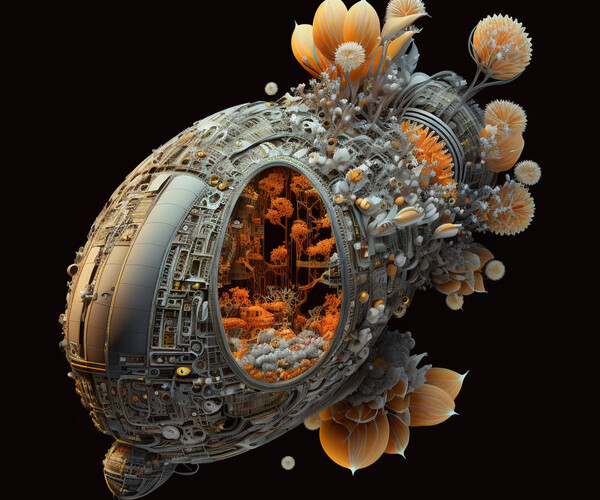 ArtStation - REF PRO - Spaceship - Habitat Spacecraft - 40 Image ...