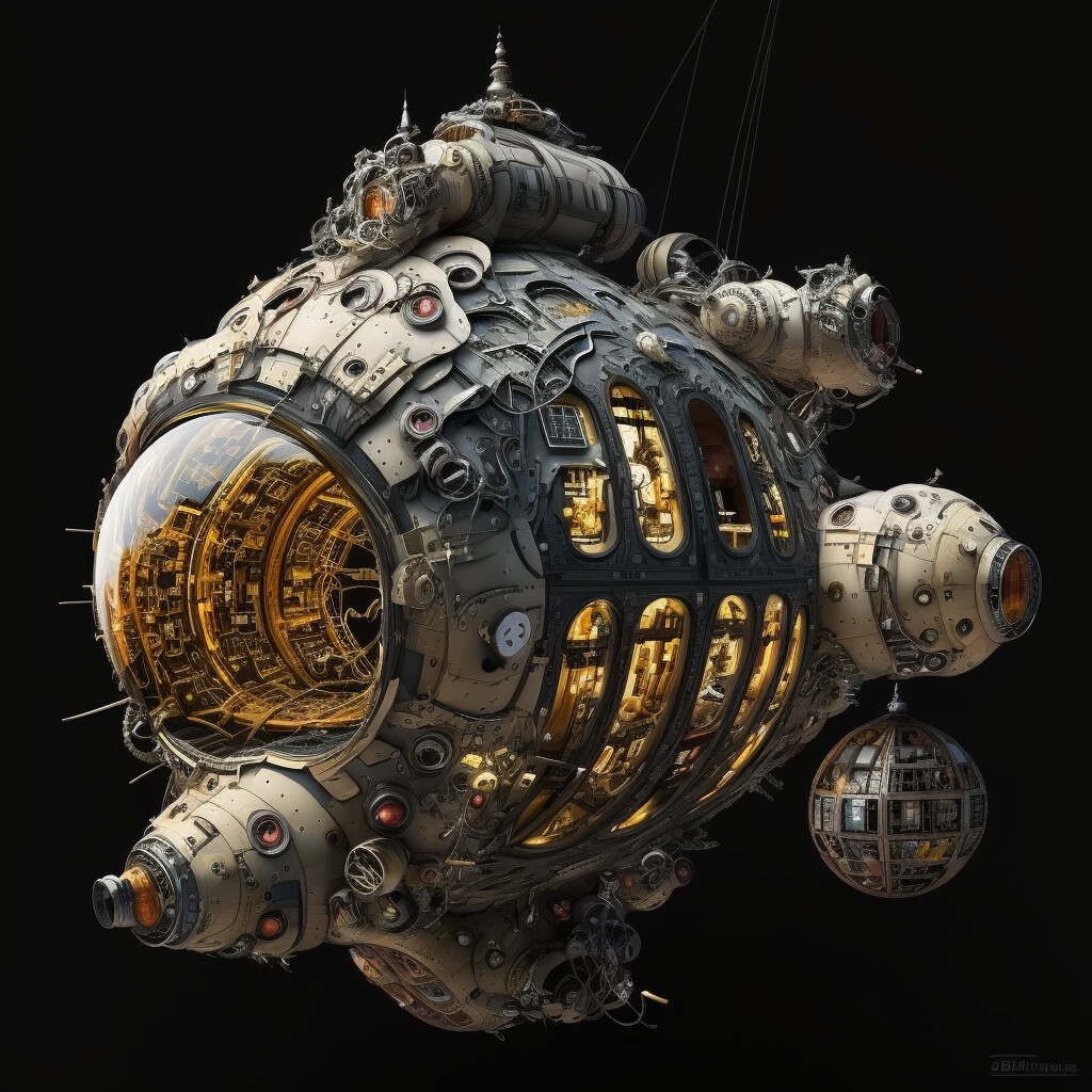 ArtStation - REF PRO - Spaceship - Habitat Spacecraft - 40 Image ...