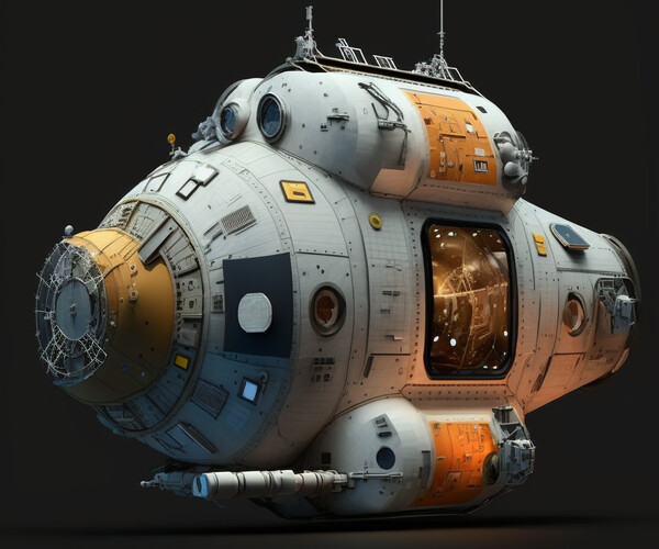 ArtStation - REF PRO - Spaceship - Crewed Spacecraft - 40 Image ...