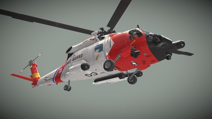 ArtStation - Sikorsky MH-60J "Jay Hawk" U.S. Coast Guard | Game Assets