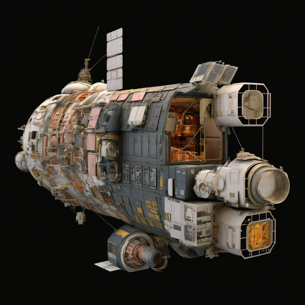 ArtStation - REF PRO - Spaceship - Cargo Spacecraft - 40 Image ...
