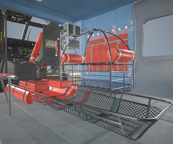ArtStation - Sikorsky MH-60J "Jay Hawk" U.S. Coast Guard | Game Assets