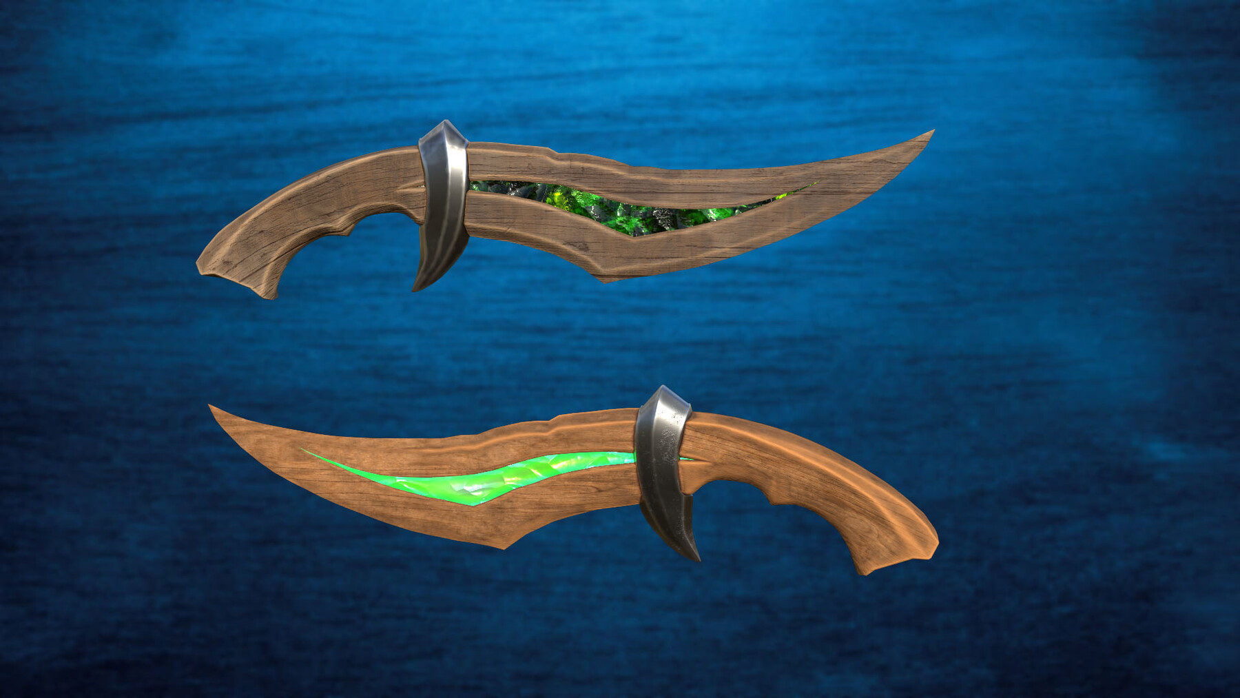 ArtStation - Stylized Fantasy Sword dagger PBR game ready Low-poly 3D ...