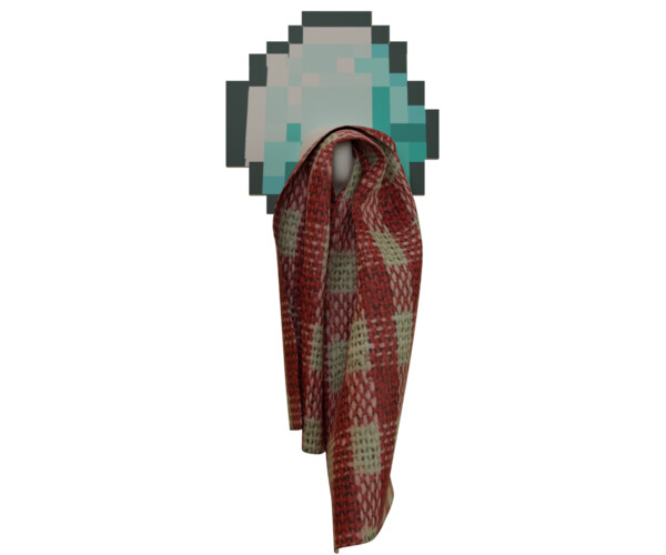 ArtStation - Diamond Towel holder minecraft | Game Assets