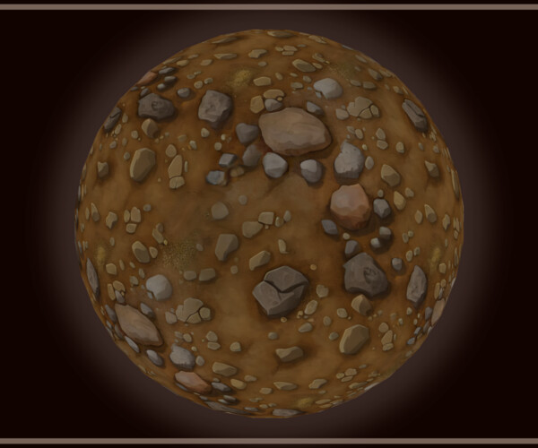 ArtStation - Ground: Earth and Rocks -- 20 TEXTURES -- (Hand-painted ...