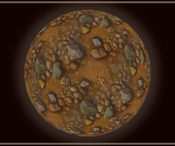 ArtStation - Ground: Earth and Rocks -- 20 TEXTURES -- (Hand-painted ...