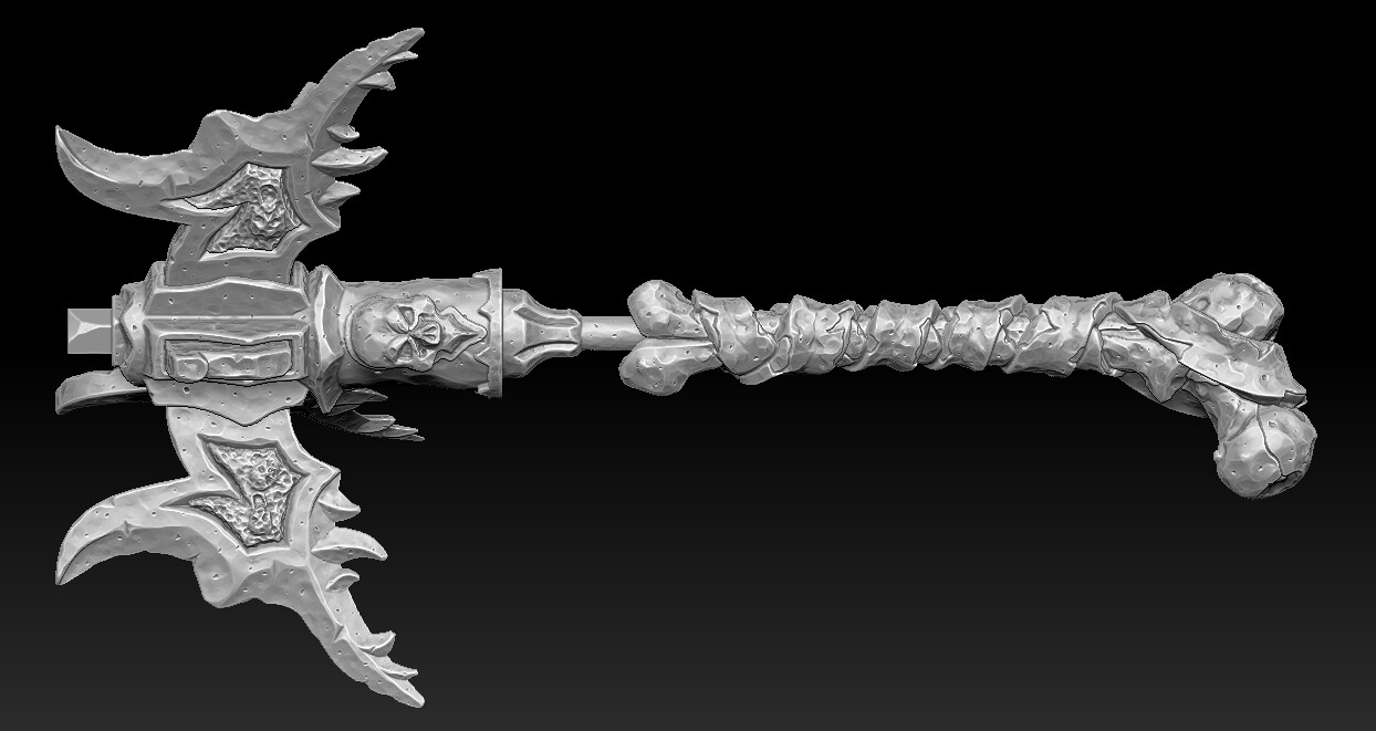 ArtStation - Undead weapons collection 3d print | Resources