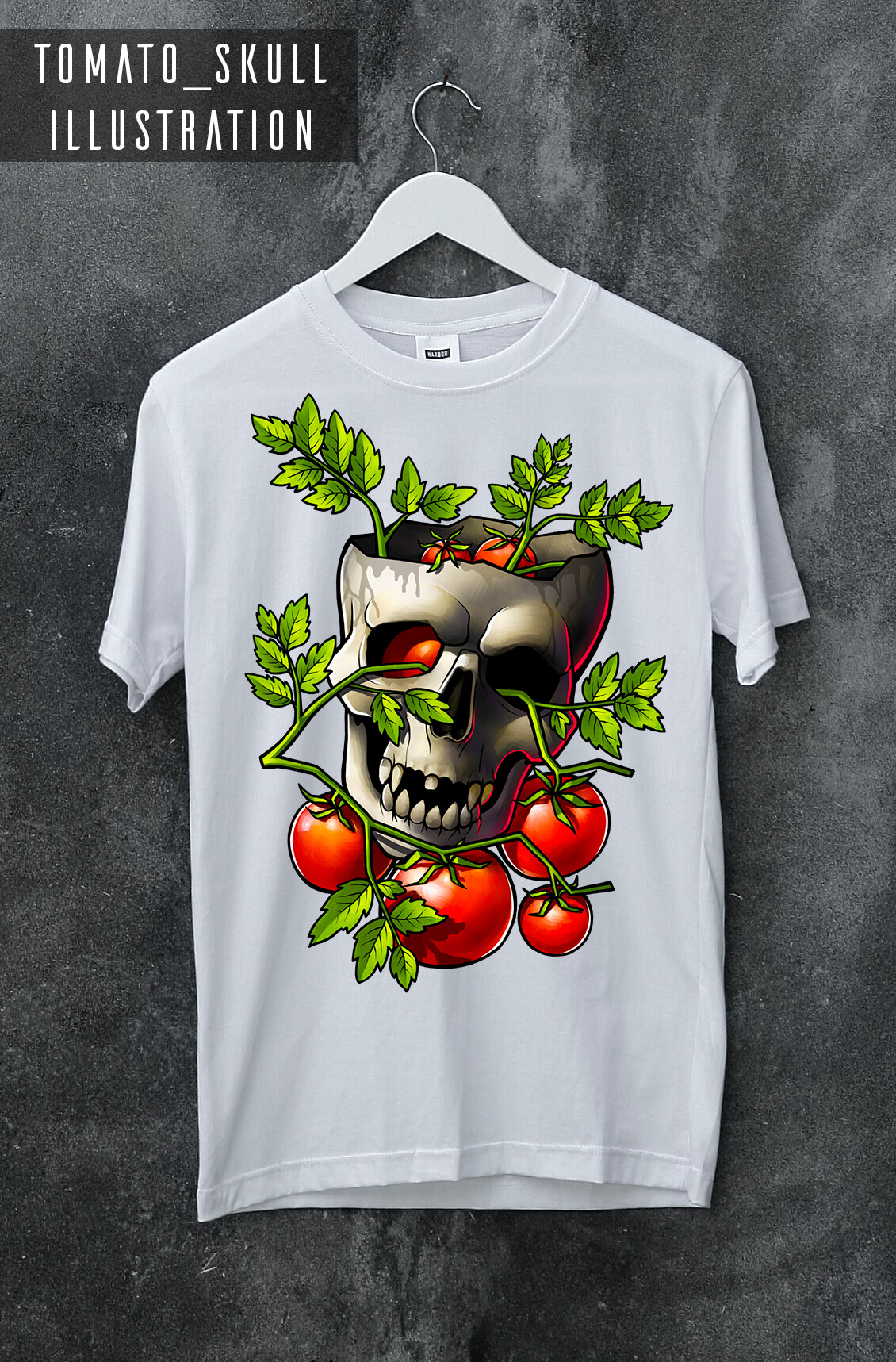 ArtStation - Tomato skull illustration | Artworks