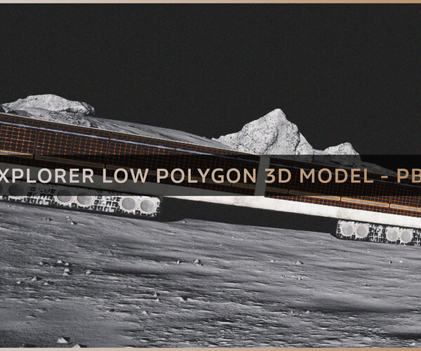 ArtStation - Explorer Low Polygon 3D Model - PBR 4k Textures | Resources