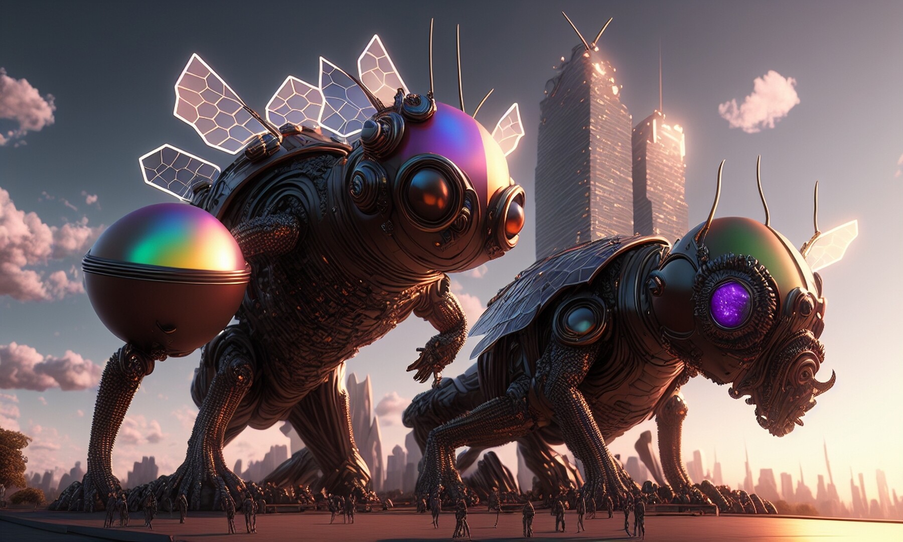 ArtStation - 90 Alien city scenes wallpapers part 2 | Artworks