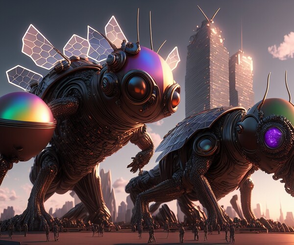 ArtStation - 90 Alien city scenes wallpapers part 2 | Artworks