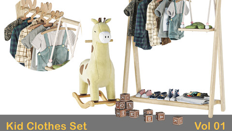 ArtStation - Kid Clothes Set 01 | Resources