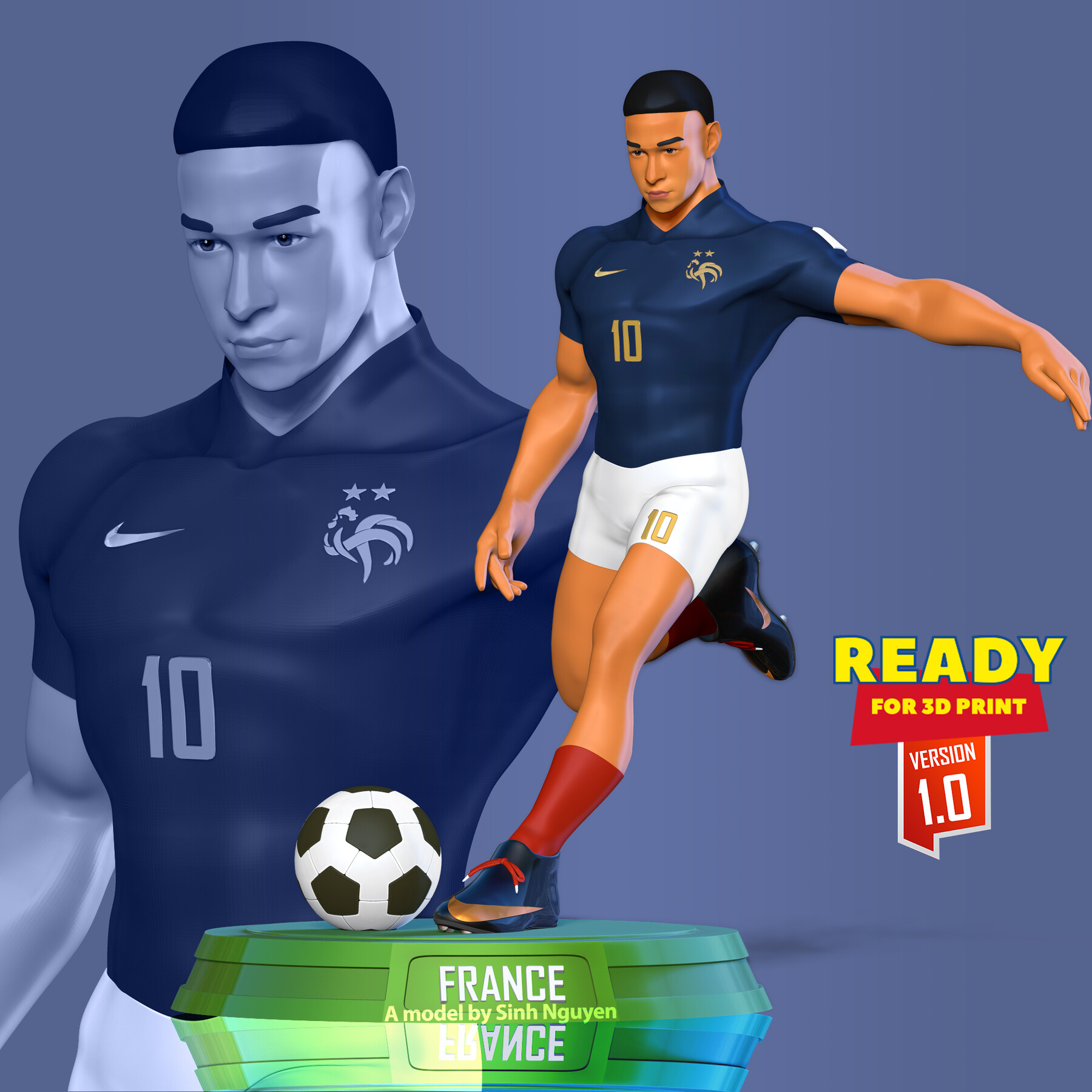 ArtStation - Kylian Mbappe | Resources