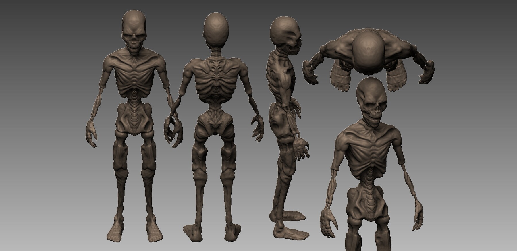 ArtStation - HighPoly Undead Skeleton Character | Game Assets