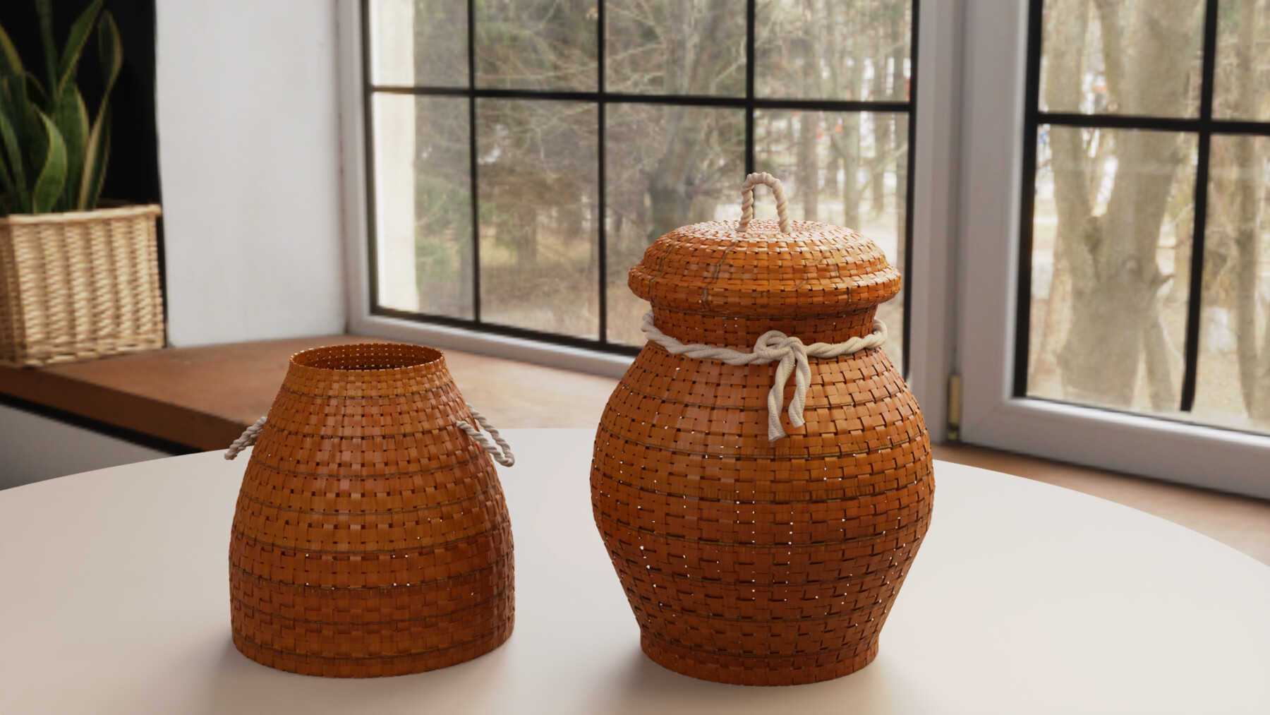 ArtStation - Bamboo Basket | Game Assets