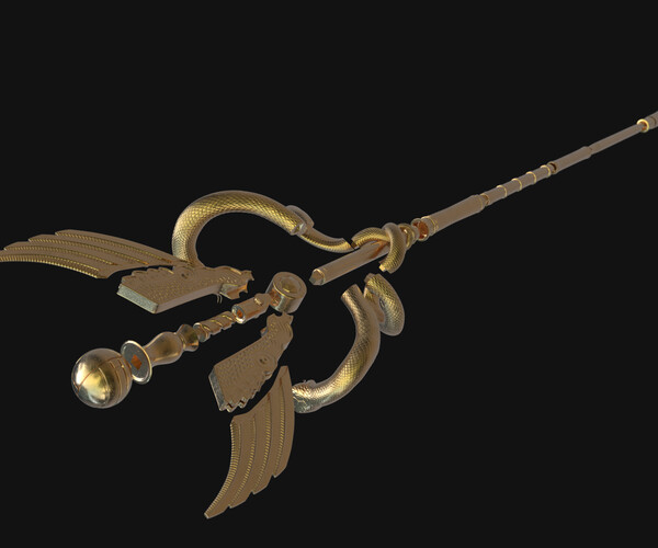 ArtStation - Caduceus - 3D Printing | Resources