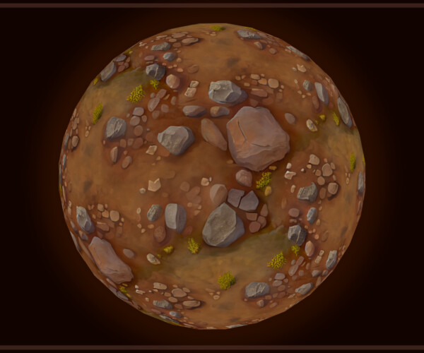 ArtStation - Ground: Earth and Rocks -- 20 TEXTURES -- (Hand-painted ...
