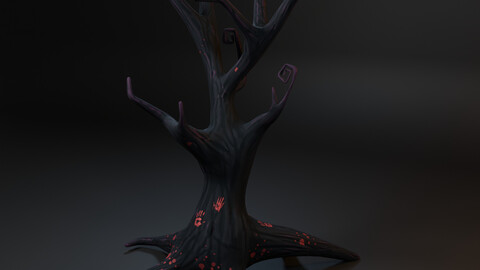 ArtStation - Stylized Tree | Darkness | Haloween | Horror Story | Game ...