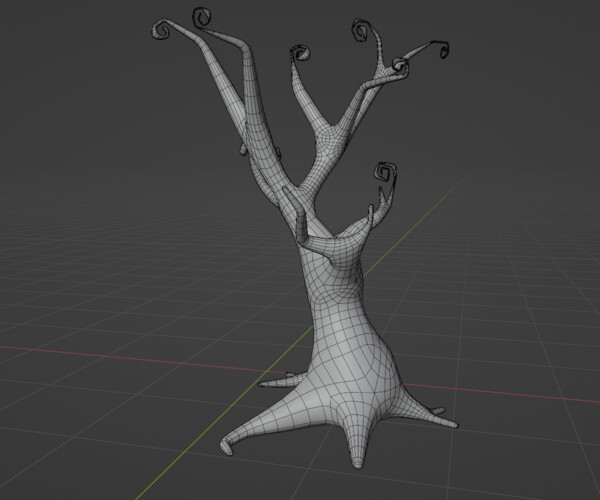 ArtStation - Stylized Tree | Darkness | Haloween | Horror Story | Game ...