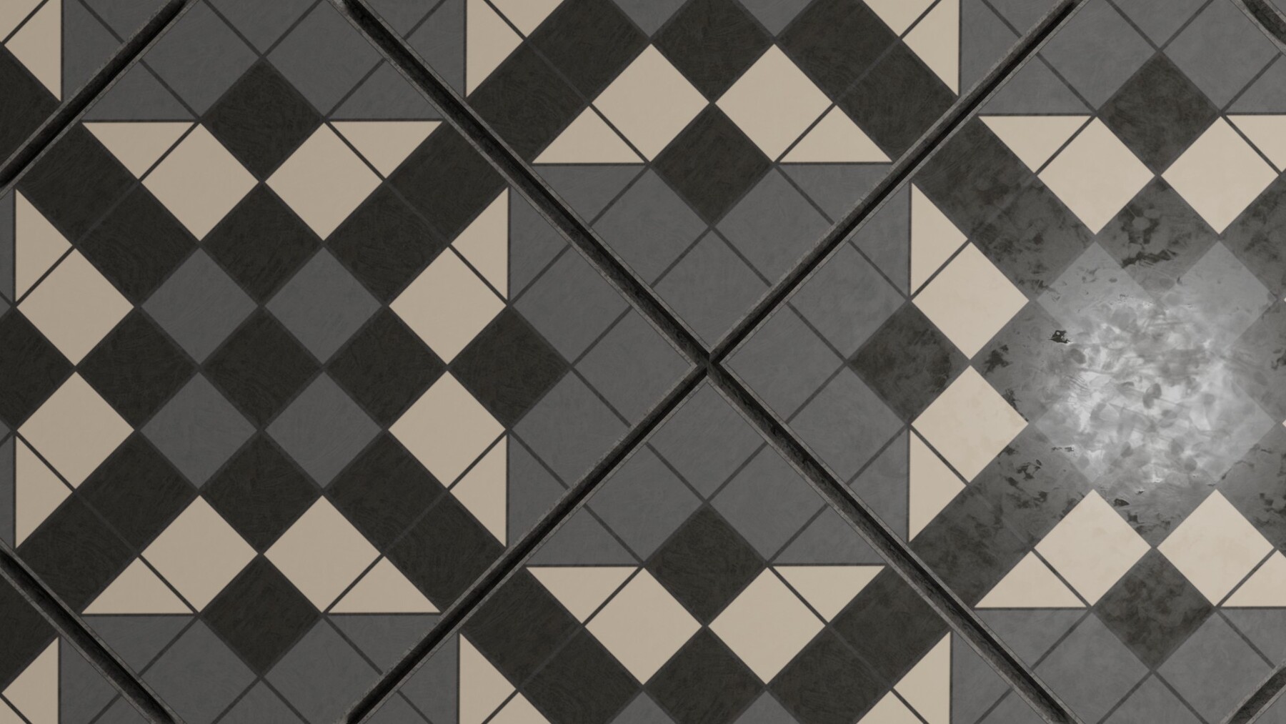 ArtStation - Antique Tiles 3D Model | Game Assets