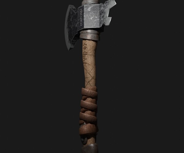 ArtStation - Runic Metal Axe | Game Assets