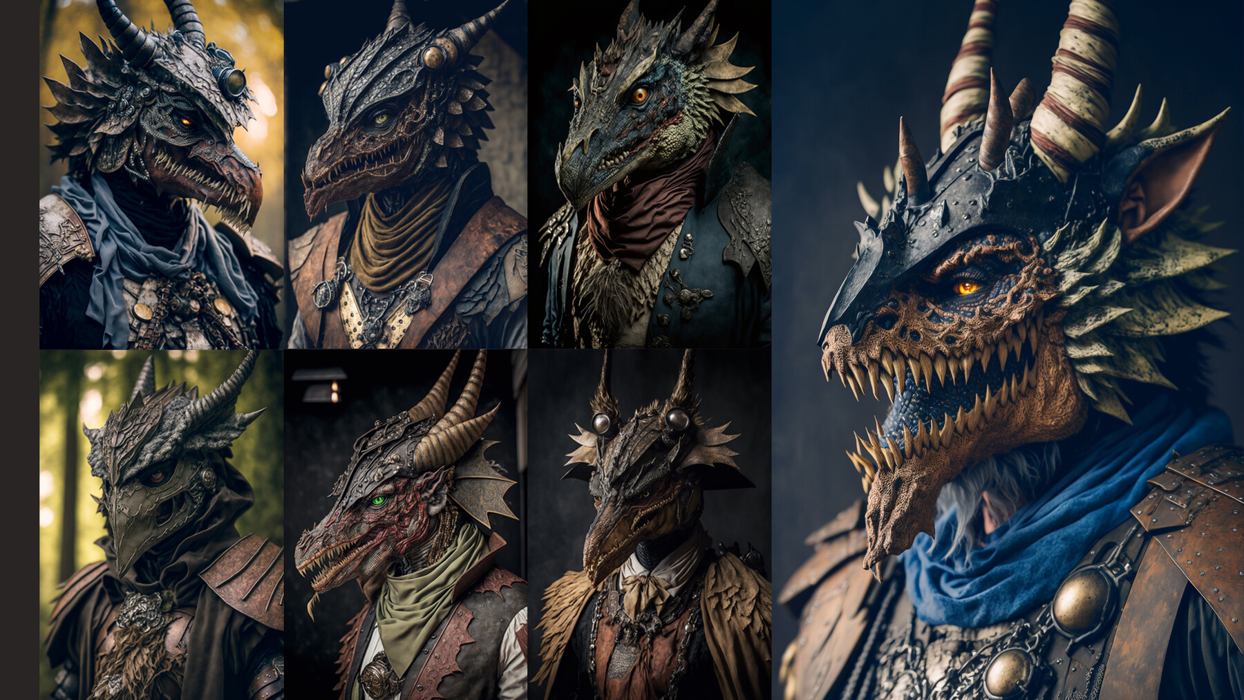 ArtStation - 200 Dragon Warrior Reference Pack Vol.01 | Artworks