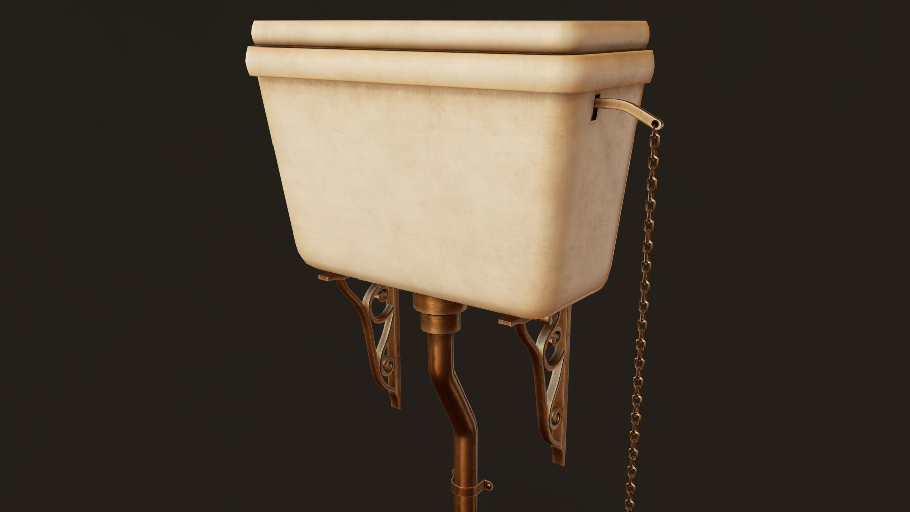 ArtStation - Antique Toilet | Toilet Paper, Toilet Paper Holder, Toilet Brush | Game Assets