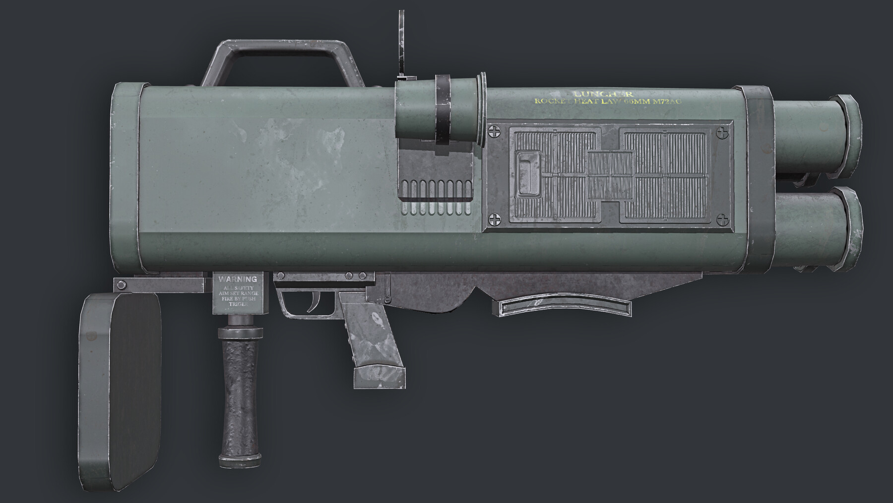 ArtStation - Rocket Launcher Game Ready 6 | Game Assets