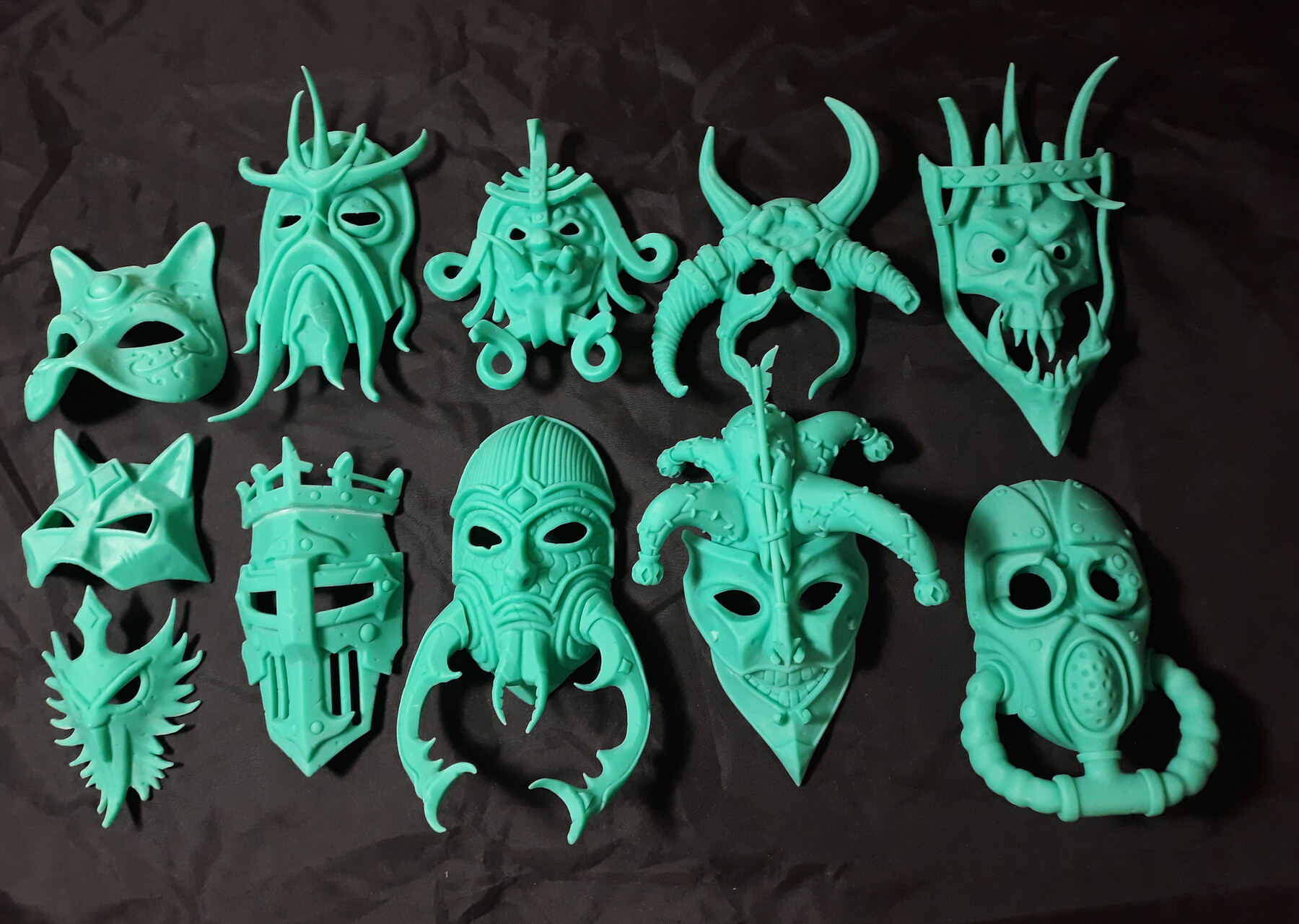 ArtStation - Fantasy masks 2 collection 3d print | Resources