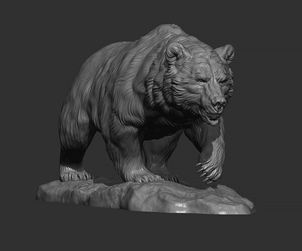 ArtStation - Bear walking | Resources