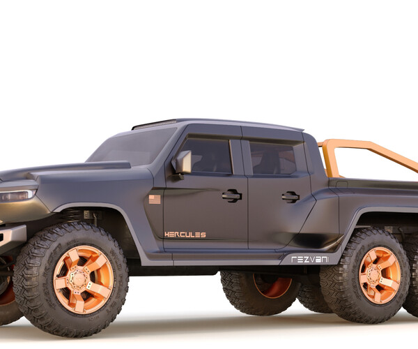 ArtStation - Rezvani Hercules 6x6 | Resources