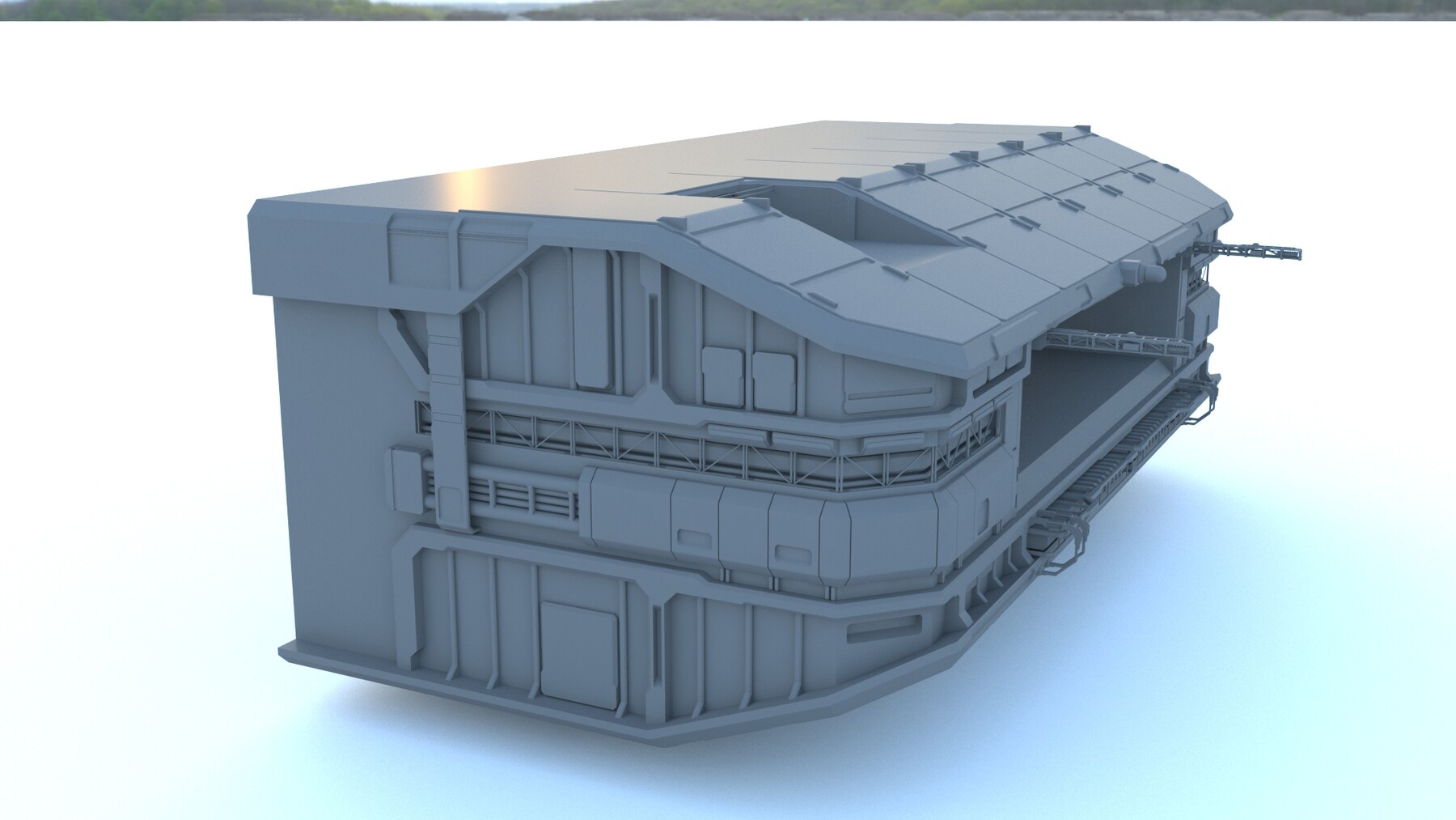 ArtStation - Sci Fi structures kitbash | Resources