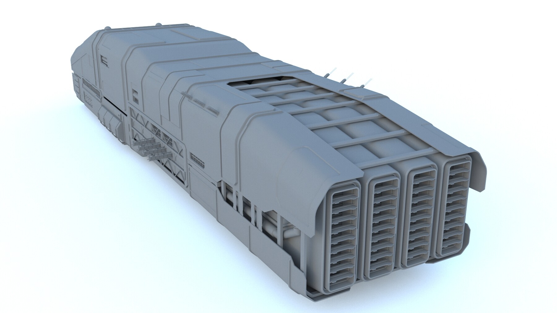 ArtStation - Sci Fi structures kitbash | Resources