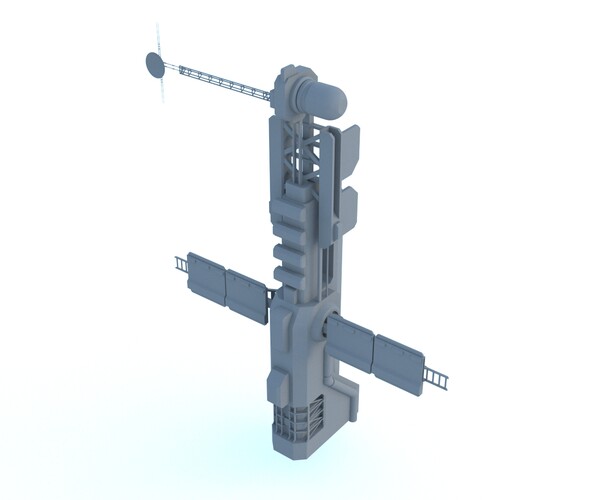 ArtStation - Sci Fi structures kitbash | Resources