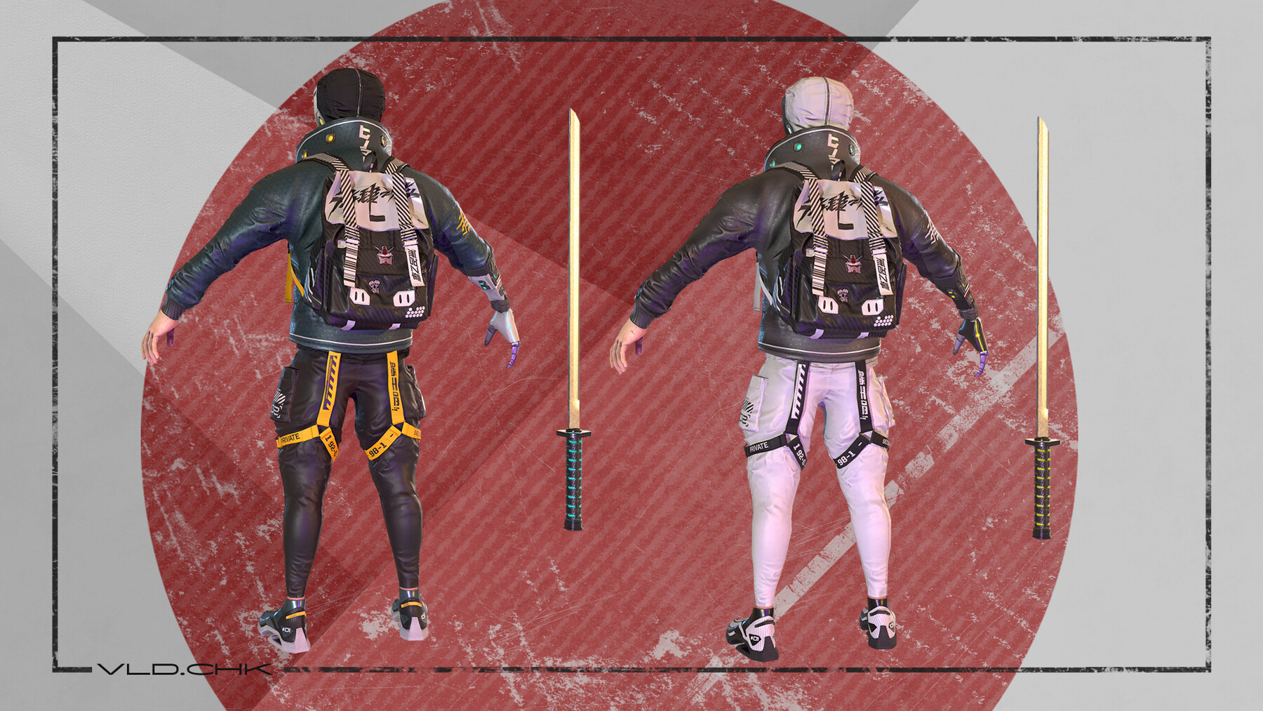 ArtStation - Cyber Ninja | Game Assets