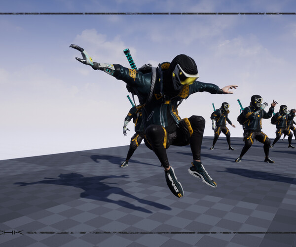 ArtStation - Cyber Ninja | Game Assets