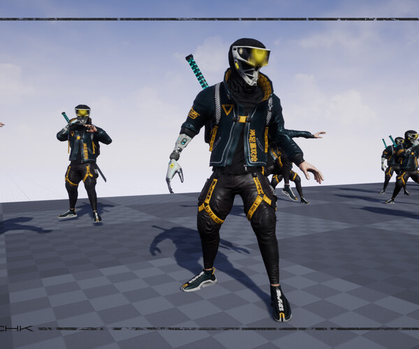 ArtStation - Cyber Ninja | Game Assets
