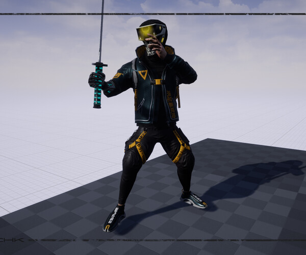 ArtStation - Cyber Ninja | Game Assets