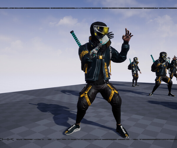 ArtStation - Cyber Ninja | Game Assets