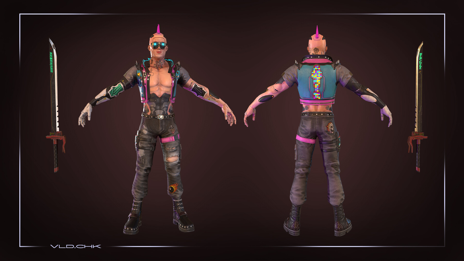 ArtStation - Cyber Warrior | Game Assets
