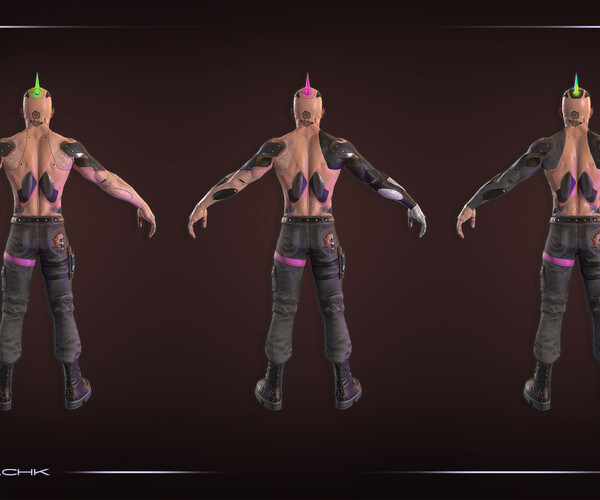 ArtStation - Cyber Warrior | Game Assets