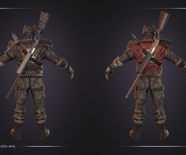 ArtStation - Dog Man | Game Assets