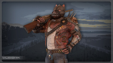 ArtStation - Dog Man | Game Assets